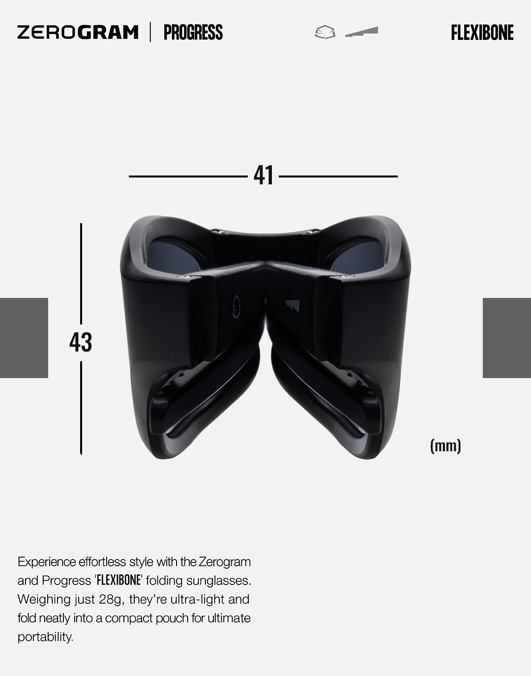 제로그램 | [ZEROGRAM X PROGRESS] FLEXIBON SUNGLASS