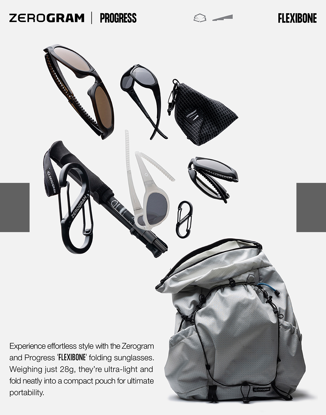 제로그램 | [ZEROGRAM X PROGRESS] FLEXIBON SUNGLASS