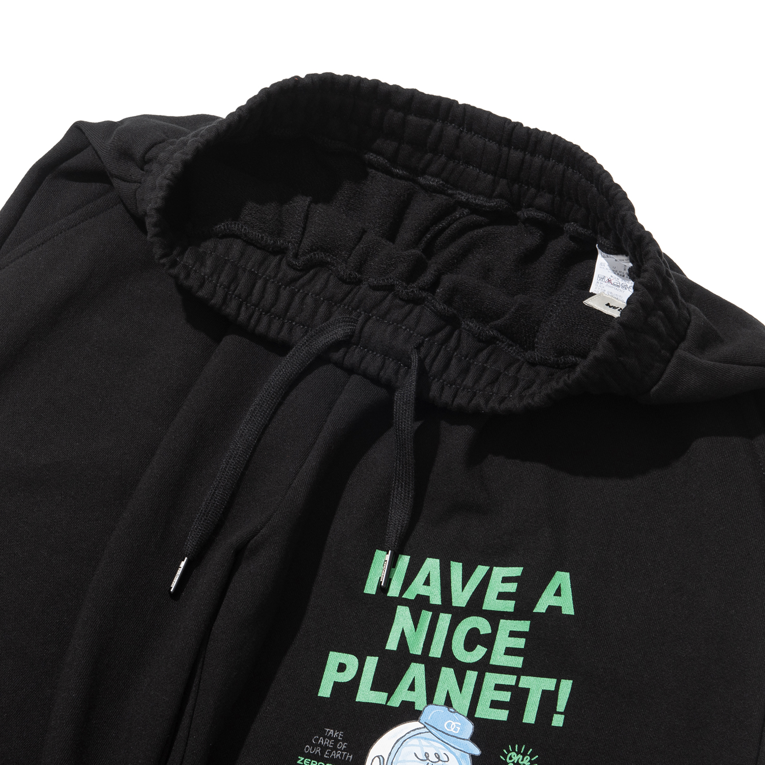 제로그램 | NICE PLANET 우븐믹스 팬츠 블랙